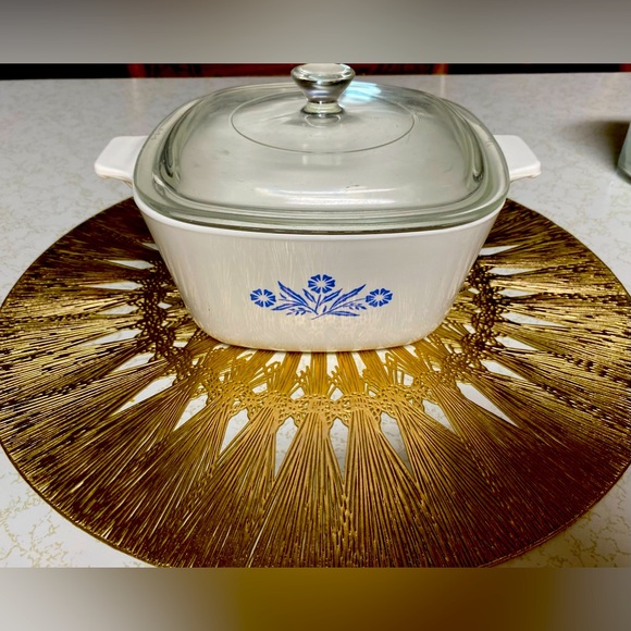 Corningware | Dining | Vintage Corning Ware 34qt Dish Blue Cornflower ...